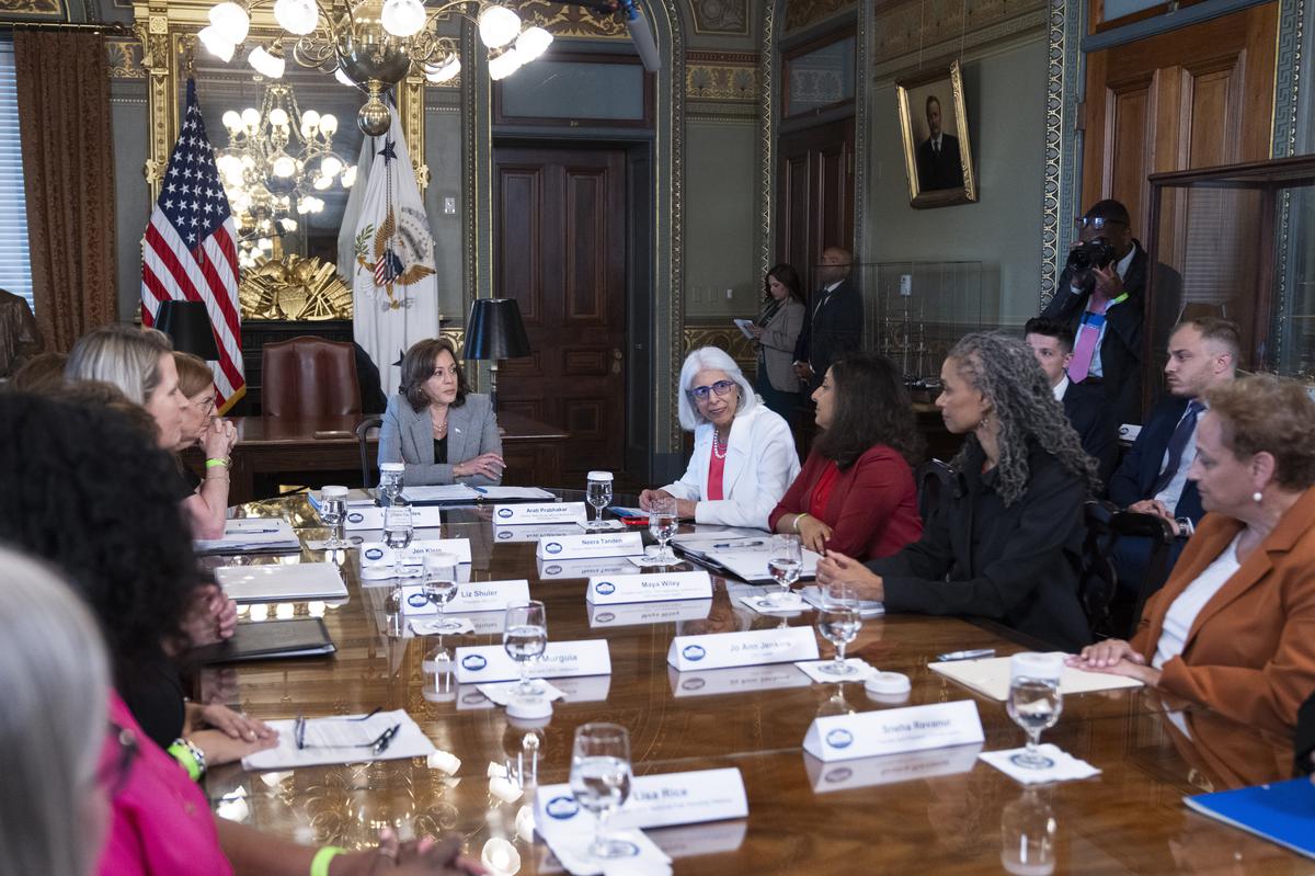 U S Vice President Kamala Harris Makes History With Tie Breaking Votes