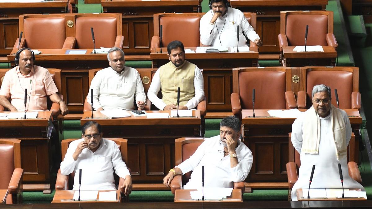 Karnataka legislature pays tributes to deceased MLA Raja Venkatappa ...