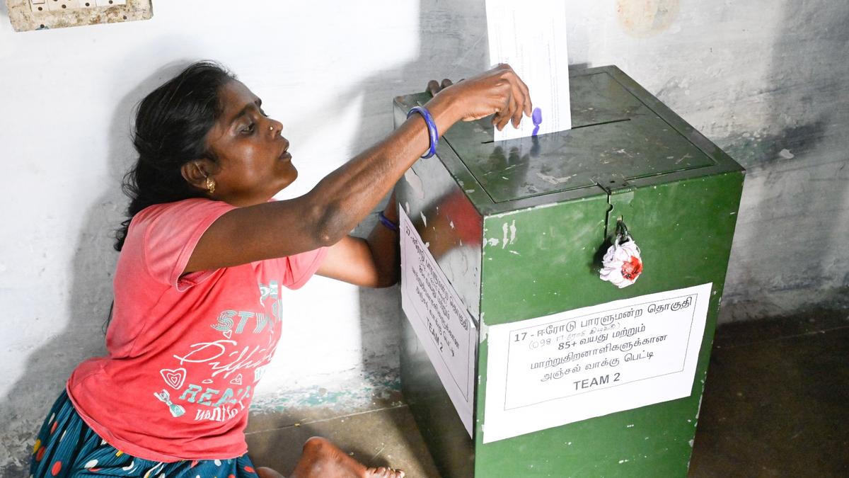 Lok Sabha polls | Collection of postal ballots from registered voters ...