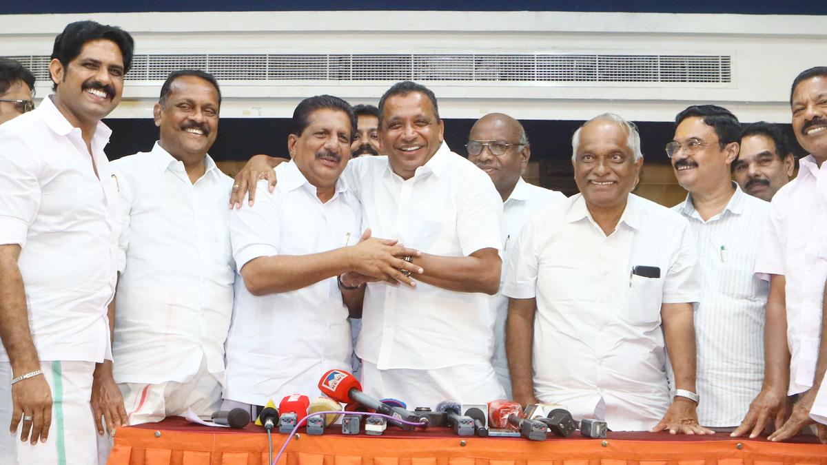 Reji Cherian joins Kerala Congress - The Hindu