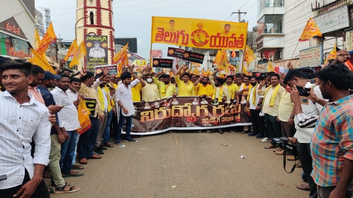 Andhra Pradesh: YSRCP govt. failed to create jobs, says Telugu Yuvatha leader - The Hindu