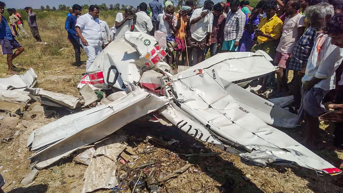 Female trainee pilot killed in aircraft crash near Nalgonda - The Hindu