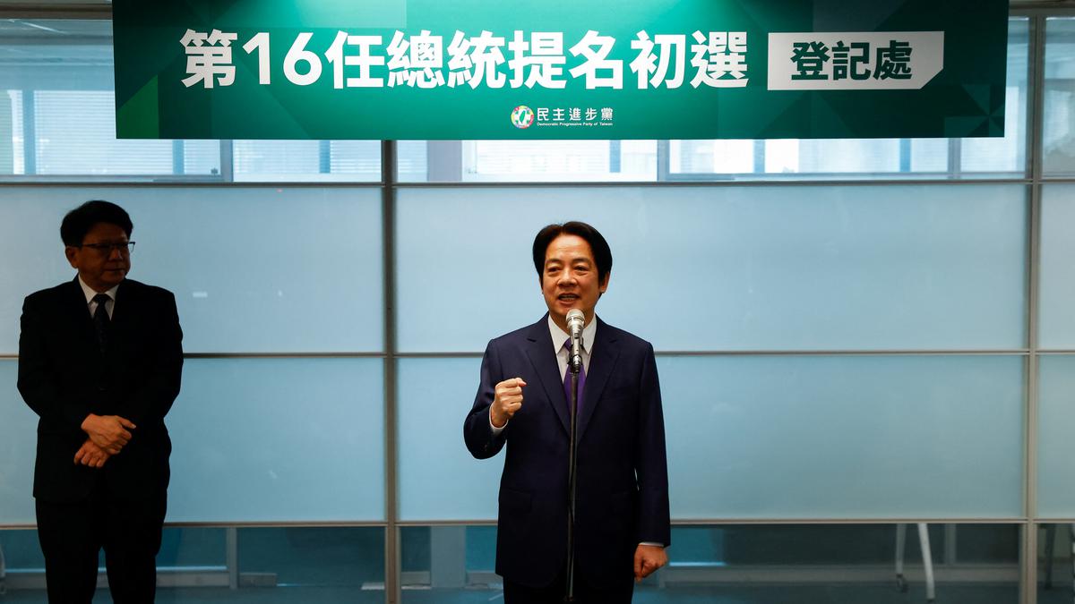 Taiwan Presidential candidate William Lai pledges to protect against ... Taiwan Presidential candidate William Lai pledges to protect against ...