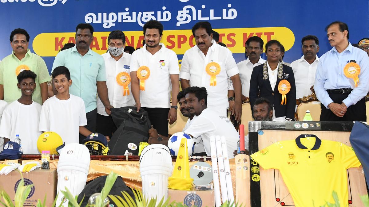 Udhayanidhi Stalin launches ‘Kalaignar Sports Kit’ programme in Madurai ...