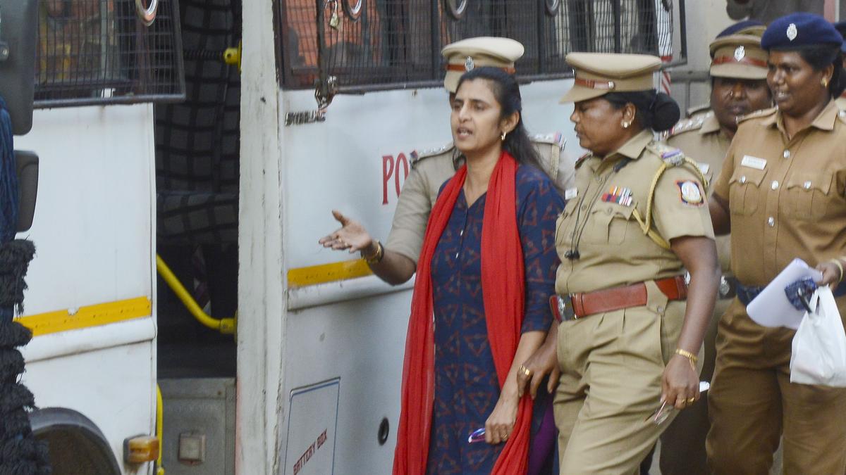 Actor Kasthuri released from prison - The Hindu