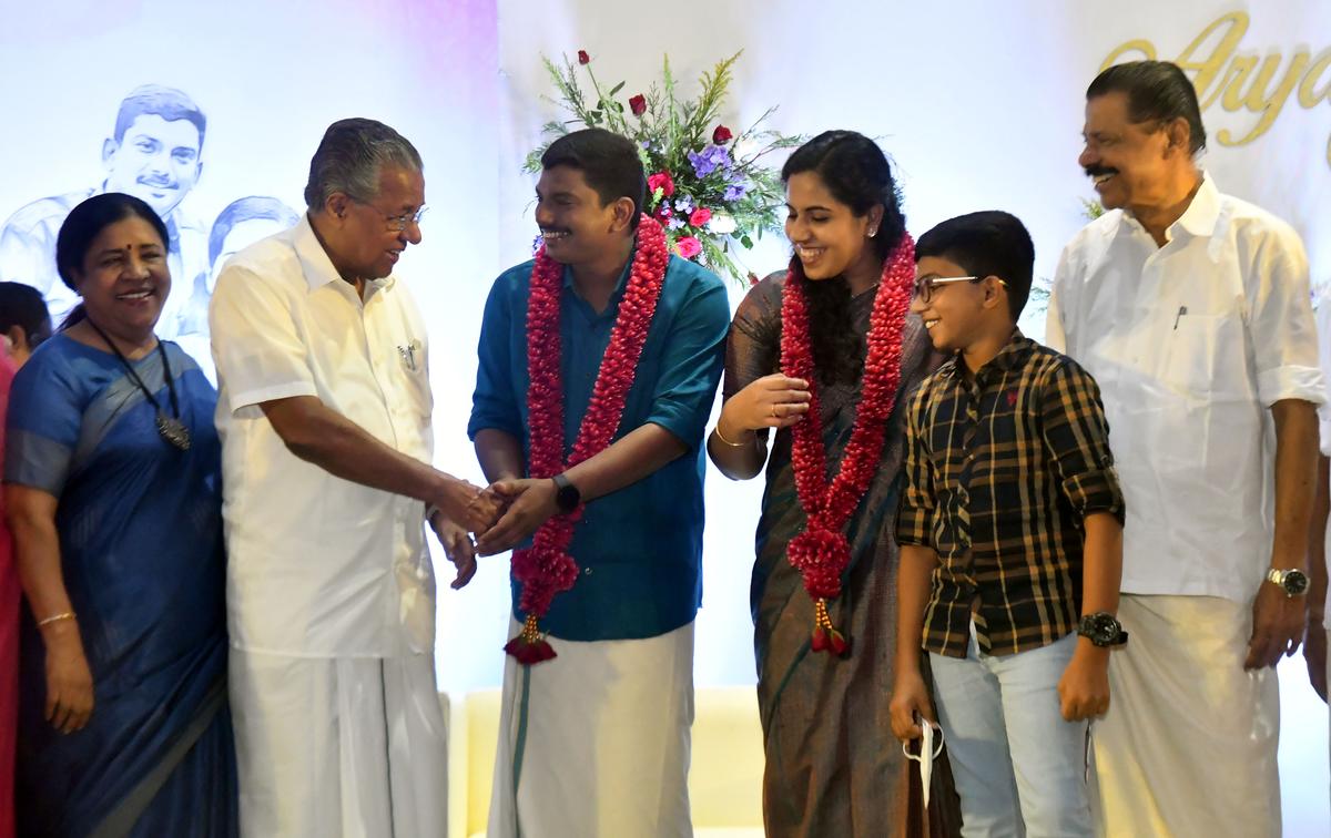 Thiruvananthapuram Mayor Arya Rajendran weds CPI(M) MLA Sachin Dev ...