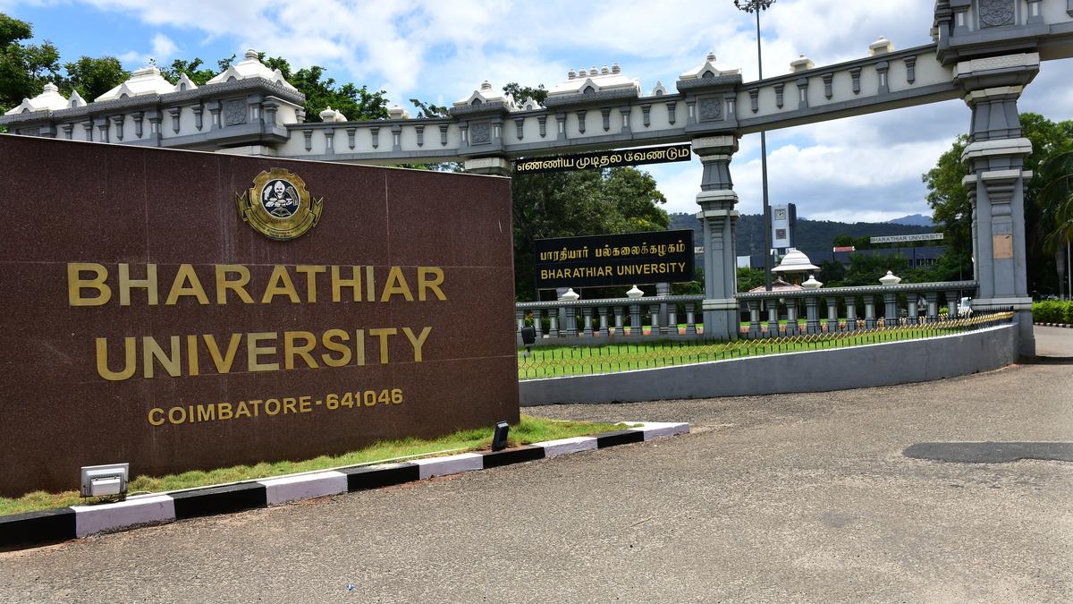 Bharathiar University in Coimbatore begins receiving applications for ...