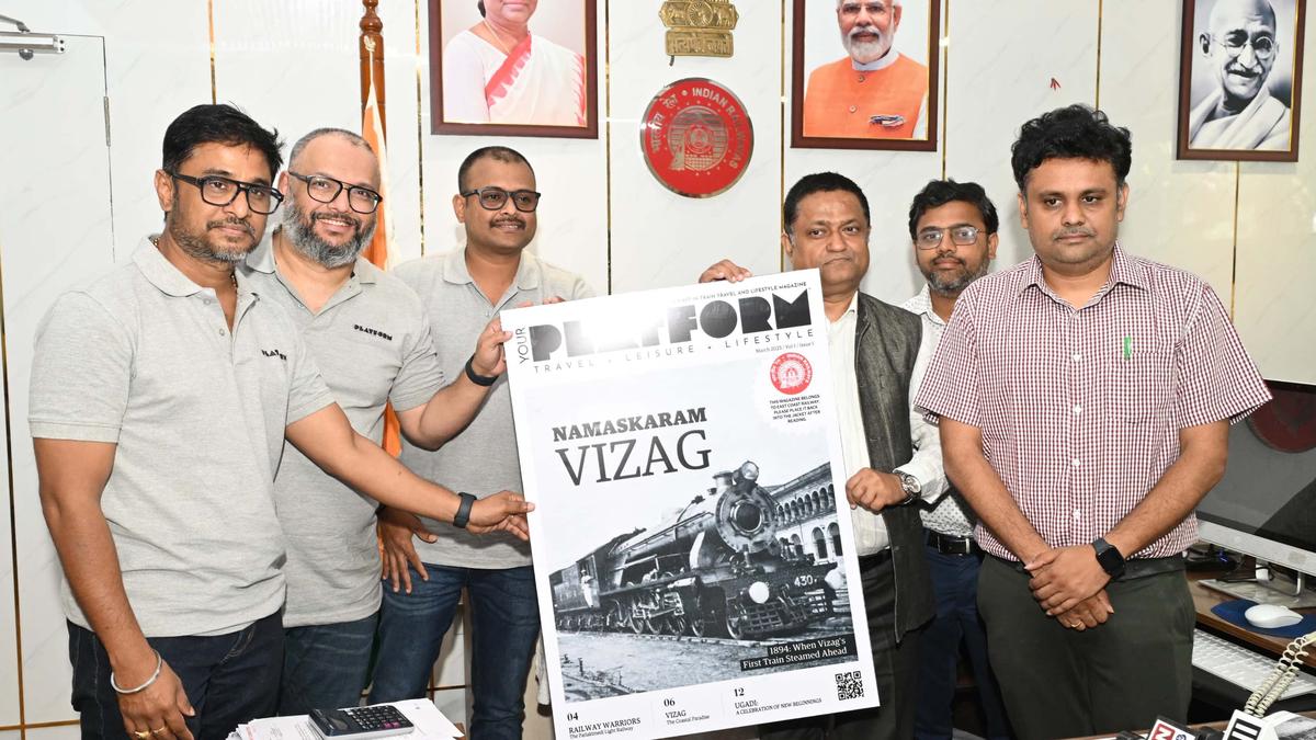 Waltair Division launches in-train magazine on three trains - The Hindu