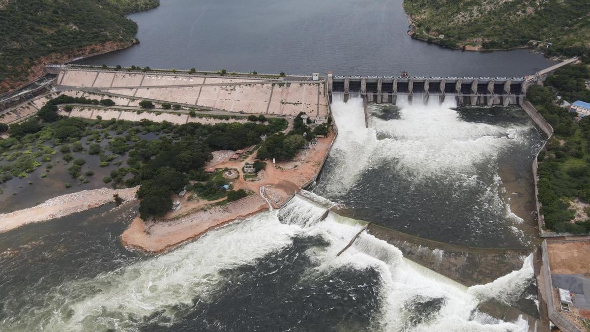 As the Penna river is in spate, irrigation authorities discharge more ...
