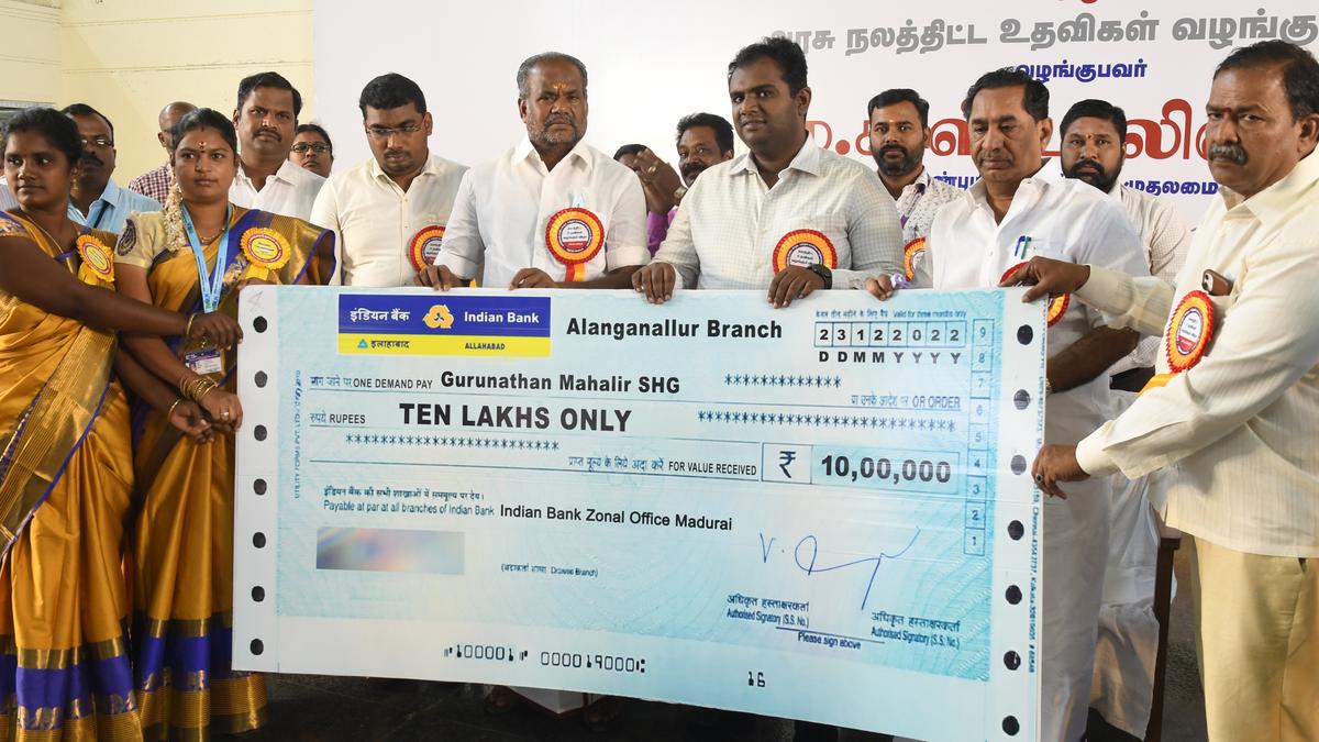 Self-help groups receive loans, welfare assistance - The Hindu