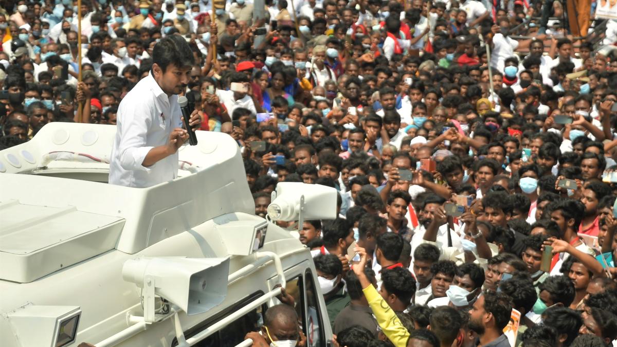 DMK came to power with the support of people: Udhayanidhi - The Hindu