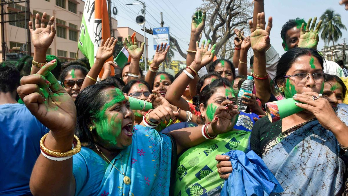 Trinamool Congress sweeps civic polls in West Bengal - The Hindu
