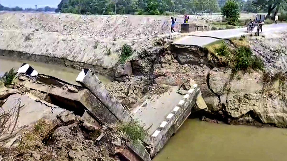 Under-construction bridge collapses in Bihar's Motihari, third one in ...