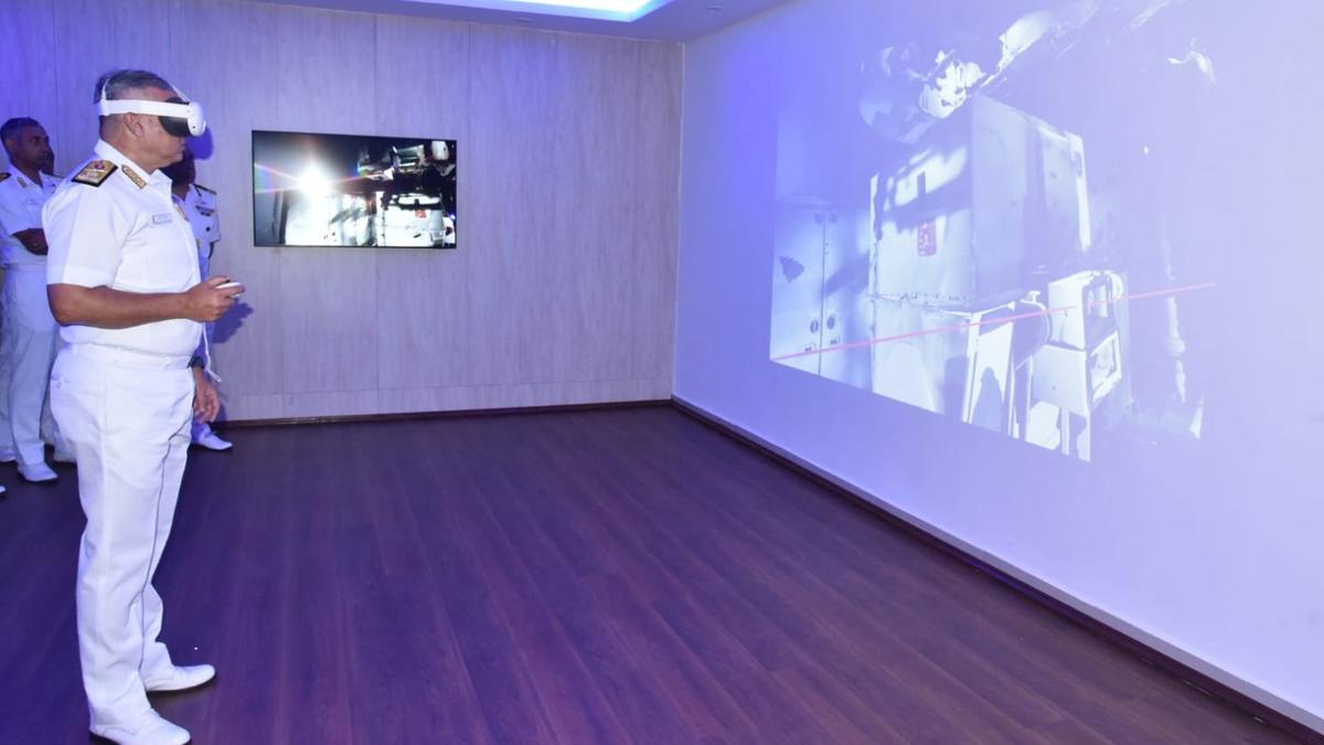 Eastern Naval Command chief opens VR & AR Lab at Naval Dockyard - The Hindu