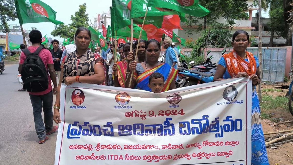 Adivasis stage protests demanding roads, power and basic amenities ...