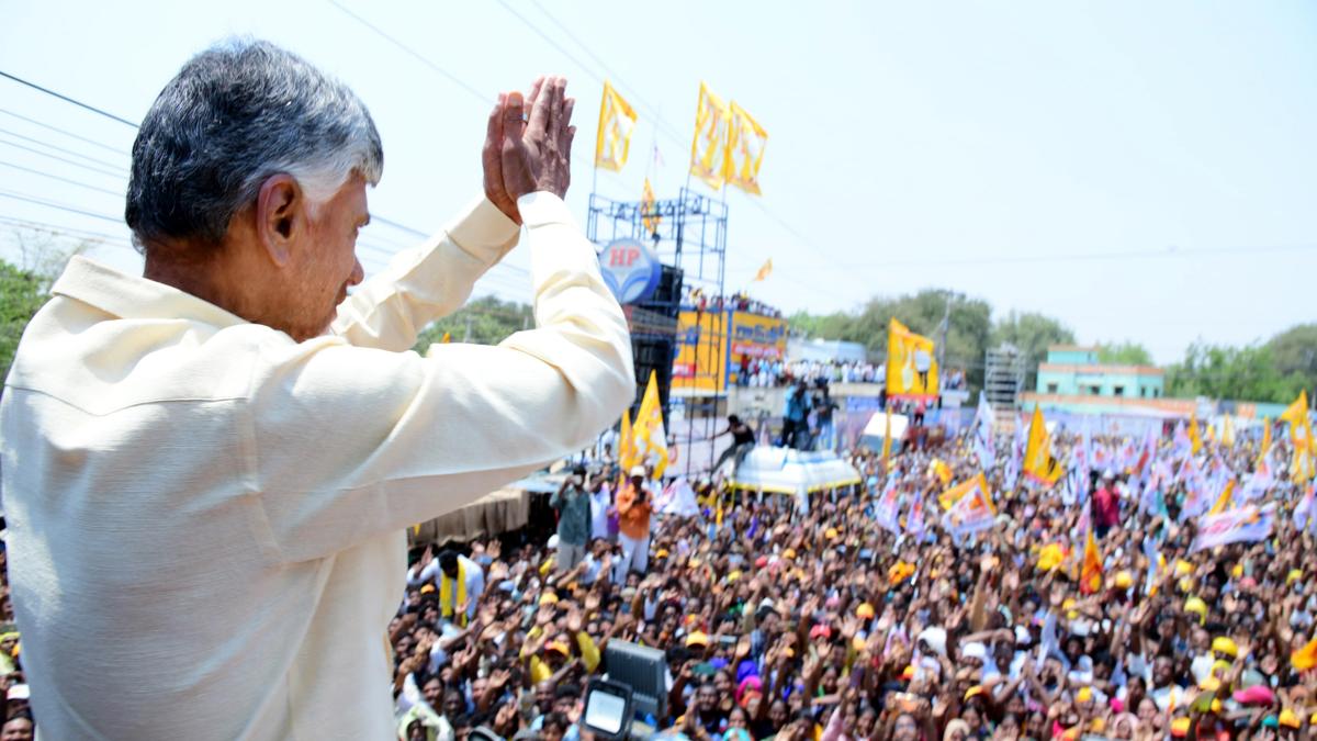 A.P. elections: Naidu promises road map for development of Rayalaseema ...
