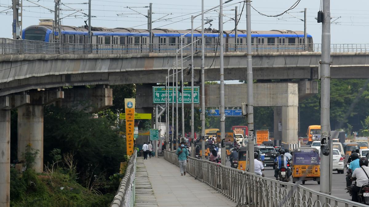Elevated corridor over tunnels: Chennai Metro Rail to start monitoring ...