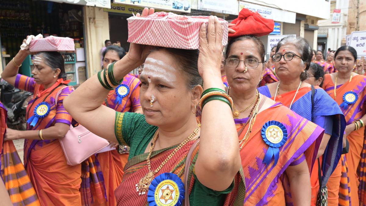 Procession taken out to mark birth anniversary of Nuliya Chandayya as ...
