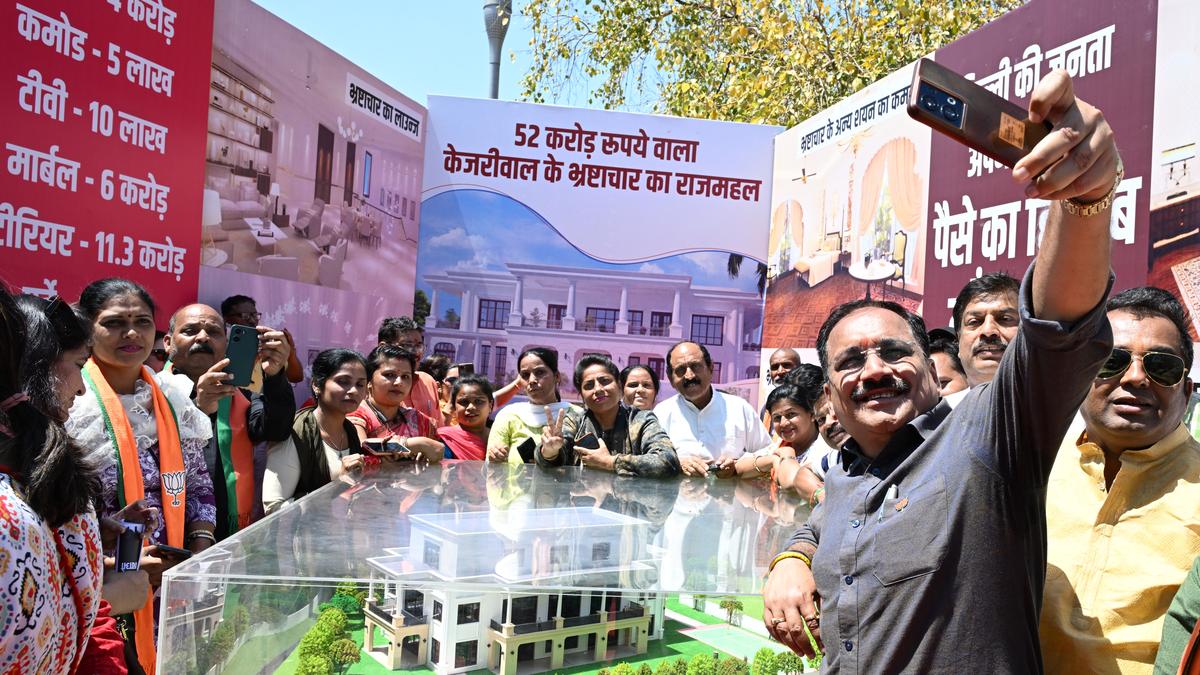 BJP urges Delhi L-G to restore ‘Sheesh Mahal’ to original state - The Hindu