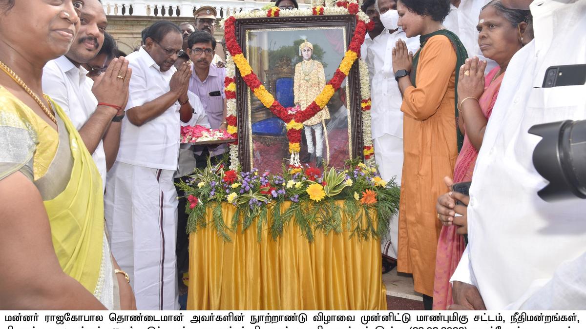Govt. to construct memorial-cum-museum in memory of Raja Rajagopala ...