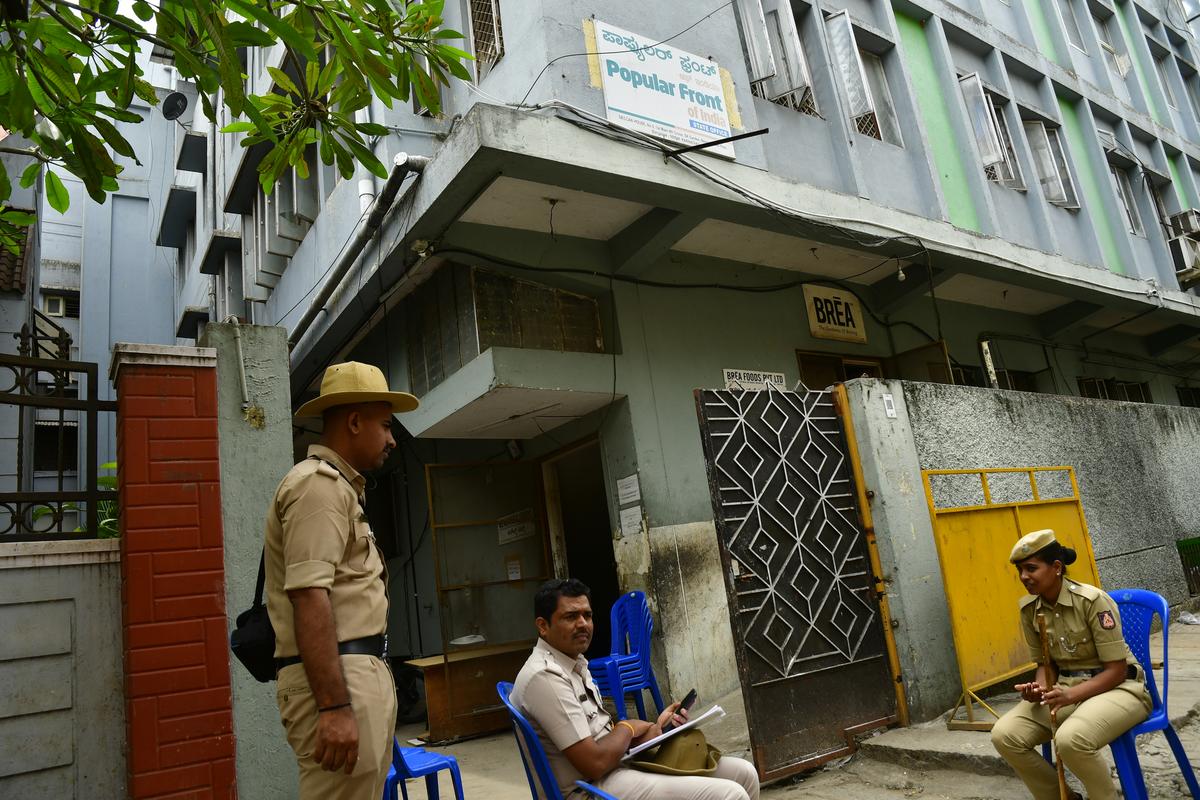 PFI offices in Karnataka to be sealed; more arrests likely - The Hindu