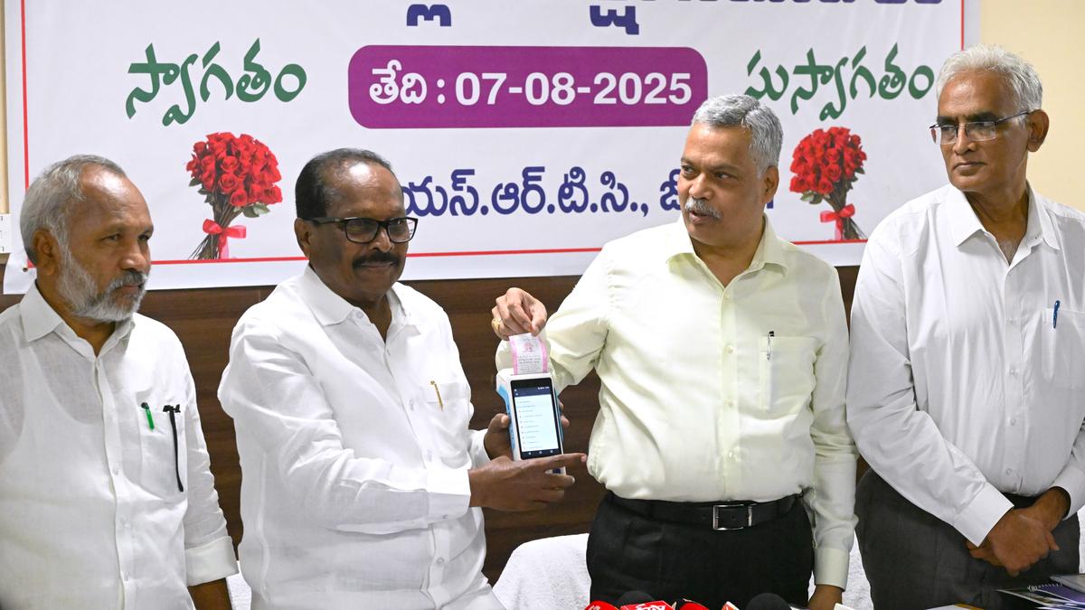 APSRTC ready for free bus travel scheme rollout - The Hindu