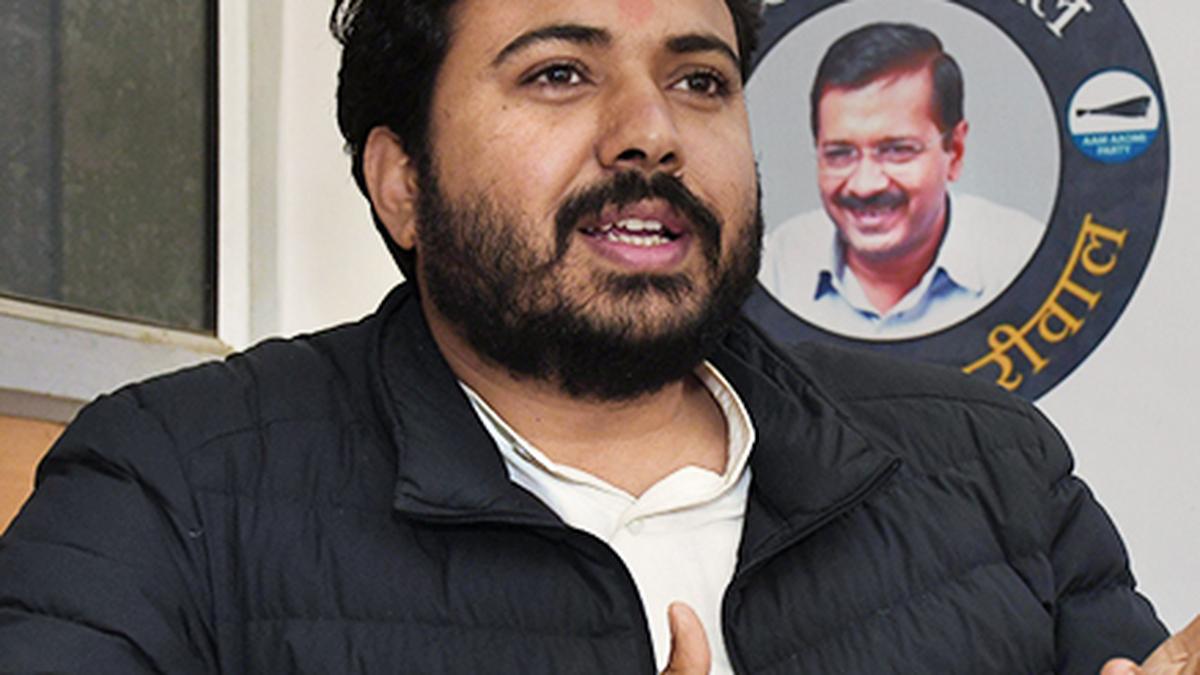 AAP dares BJP to face Pathak in Rajinder Nagar bypoll - The Hindu