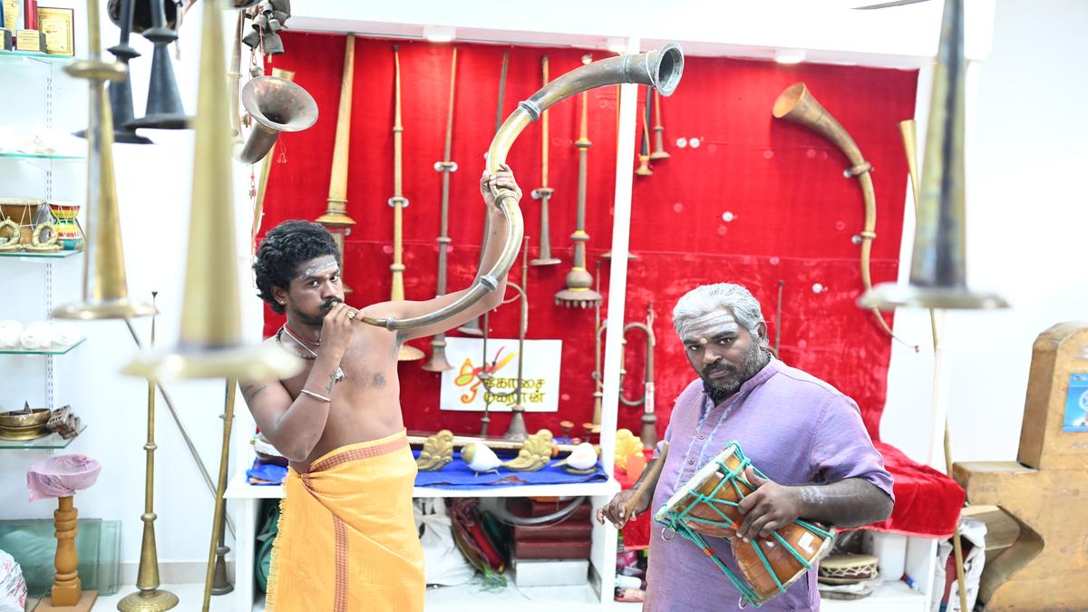 Watch | Pambai to kombu: This Chennai music museum showcases ...