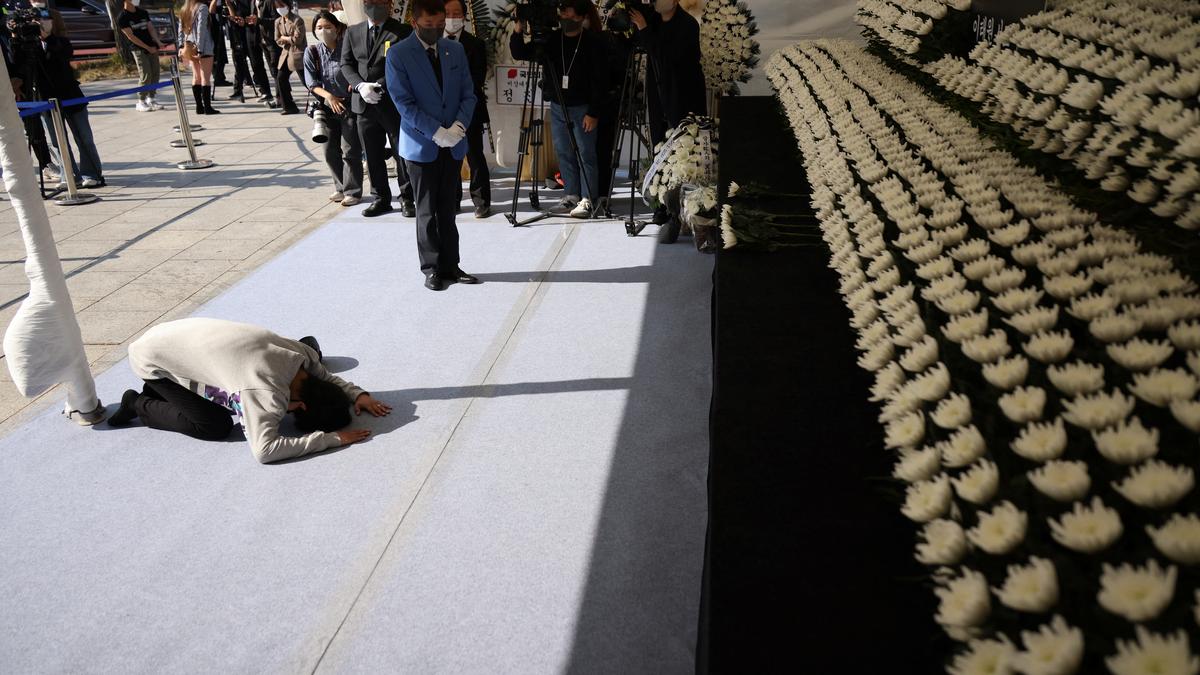 Witnesses describe 'hell' inside South Korea Halloween stampede - The Hindu