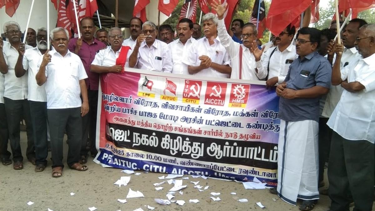 Trade unions call Union Budget ‘anti-public, anti-labour, anti-farmer ...