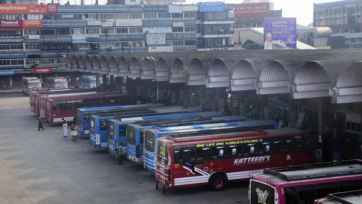 Renovation of Kozhikode mofussil bus stand in limbo - The Hindu