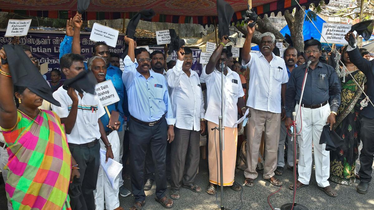 Dalit Christians protest against caste discrimination within Catholic ...