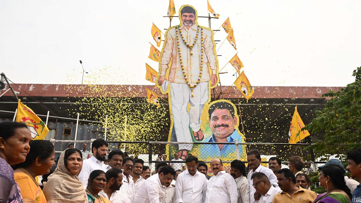 Andhra Pradesh CM Chandrababu Naidu’s birthday: TDP leaders cut 75kg ...
