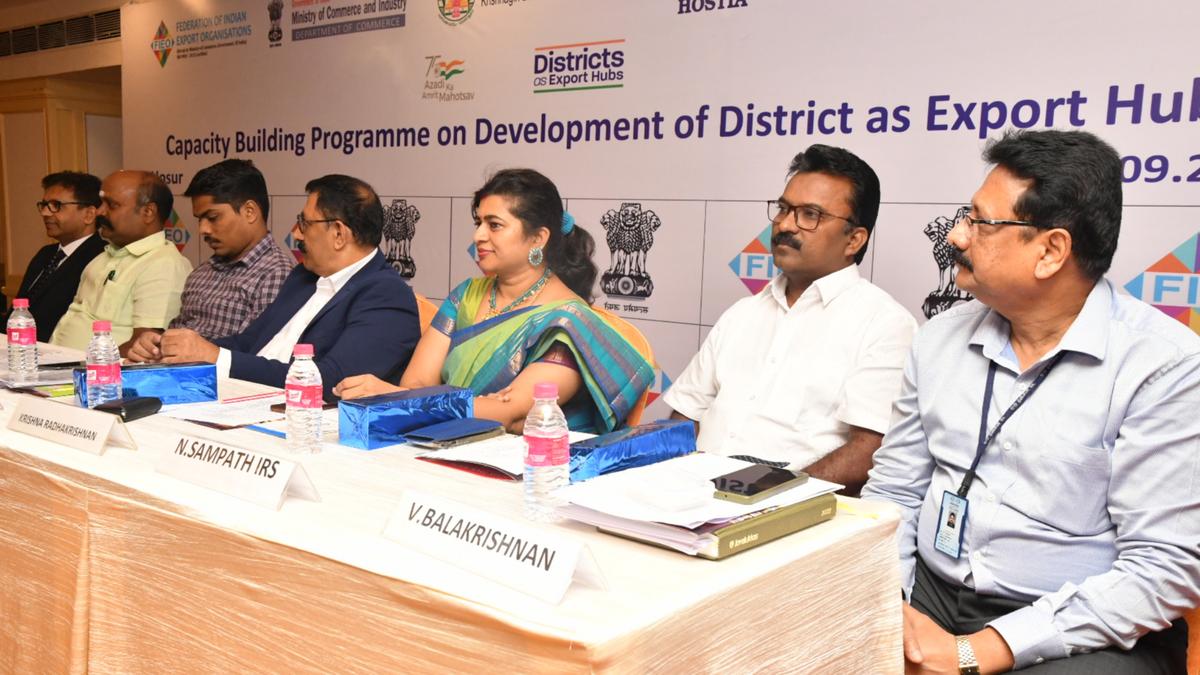FIEO organises capacity building on development of Hosur as export hub ...