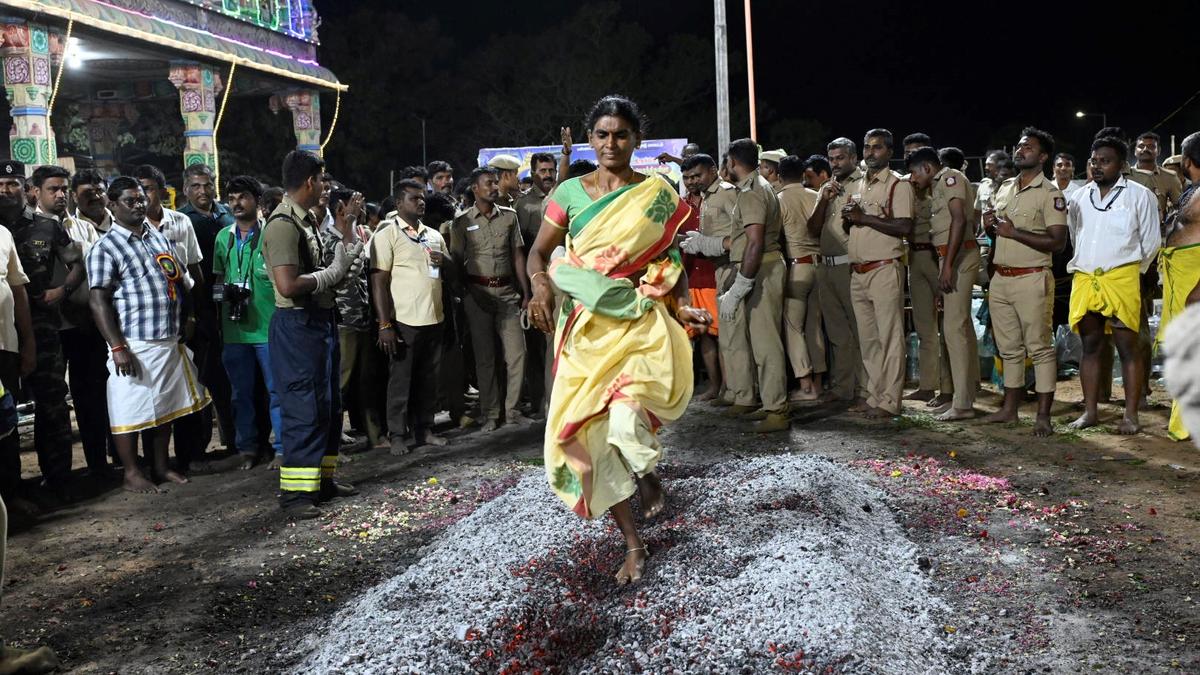 Devotees in large numbers attend kundam festival at Bannari Mariamman ...
