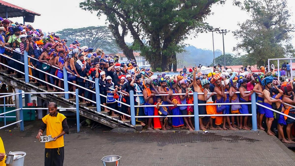 Sabarimala temple set to witness capacity crowd - The Hindu