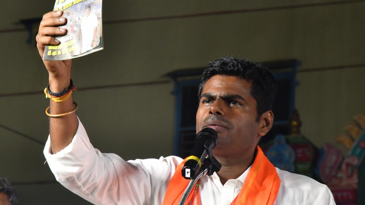 Tamil Nadu in dire need of political change, BJP committed to ushering it in: Annamalai - The Hindu