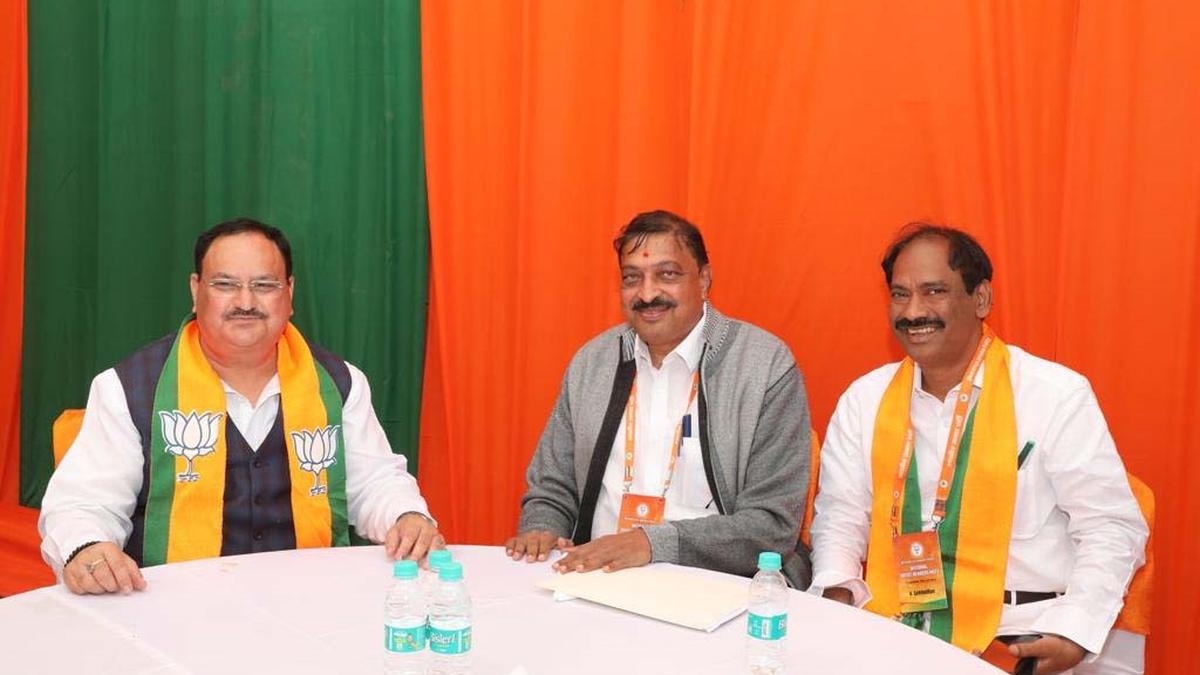 Puducherry BJP president briefs party’s national leadership on ...