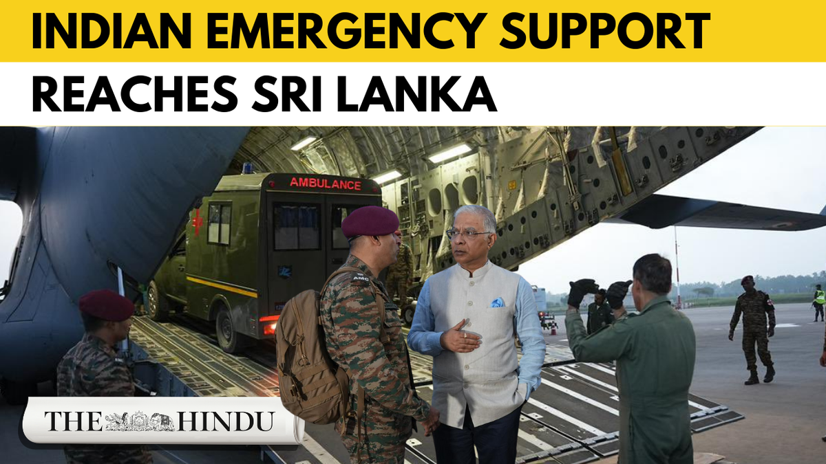 Watch: Indian emergency medical aid arrives in Sri Lanka after Cyclone ...