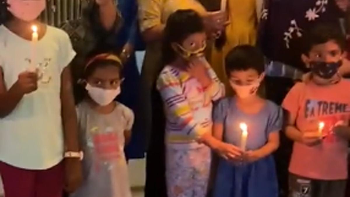 Children hold candlelight protest after missing school owing to traffic ...