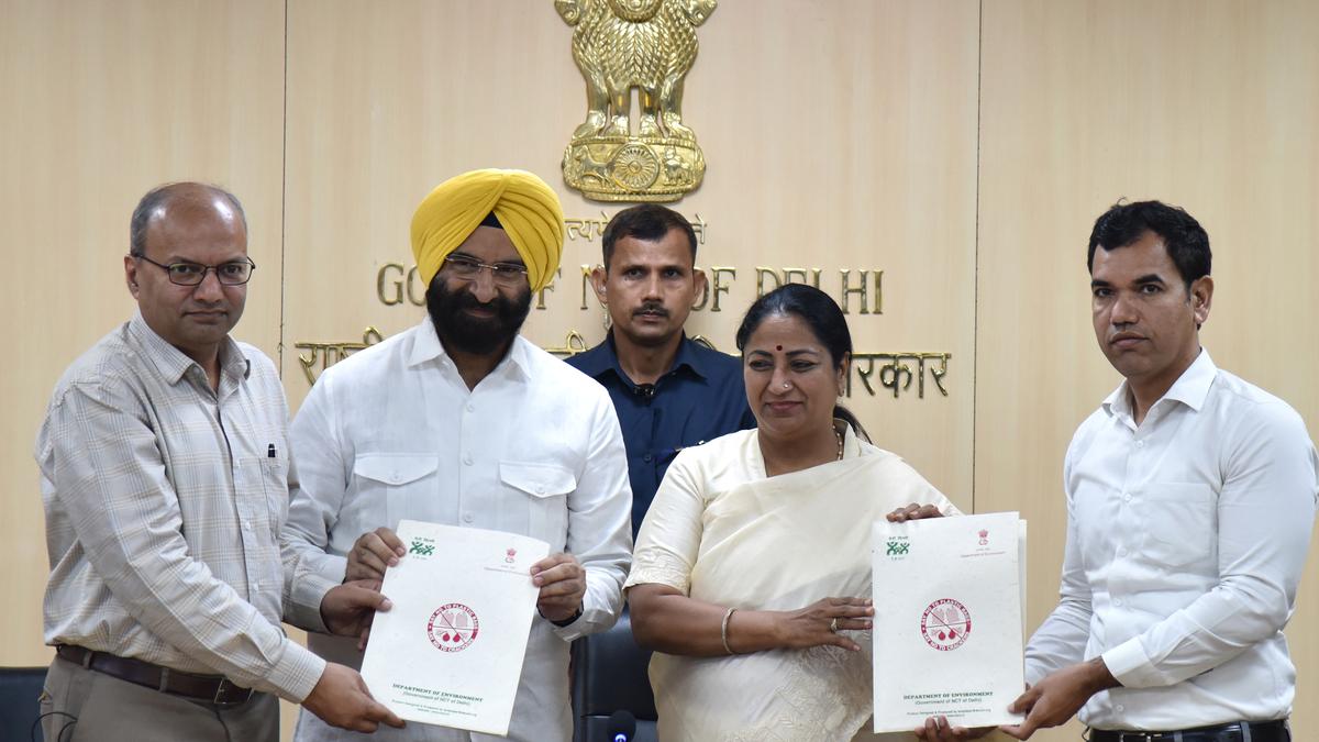 Delhi govt., IIT Kanpur sign MoU for artificial rain trials - The Hindu