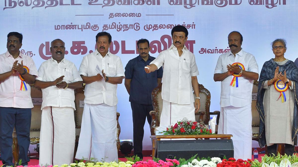 Stalin inaugurates Samathuvapuram in Villupuram district - The Hindu