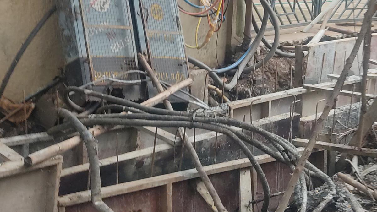 A fallen junction box here and severed cables there - The Hindu
