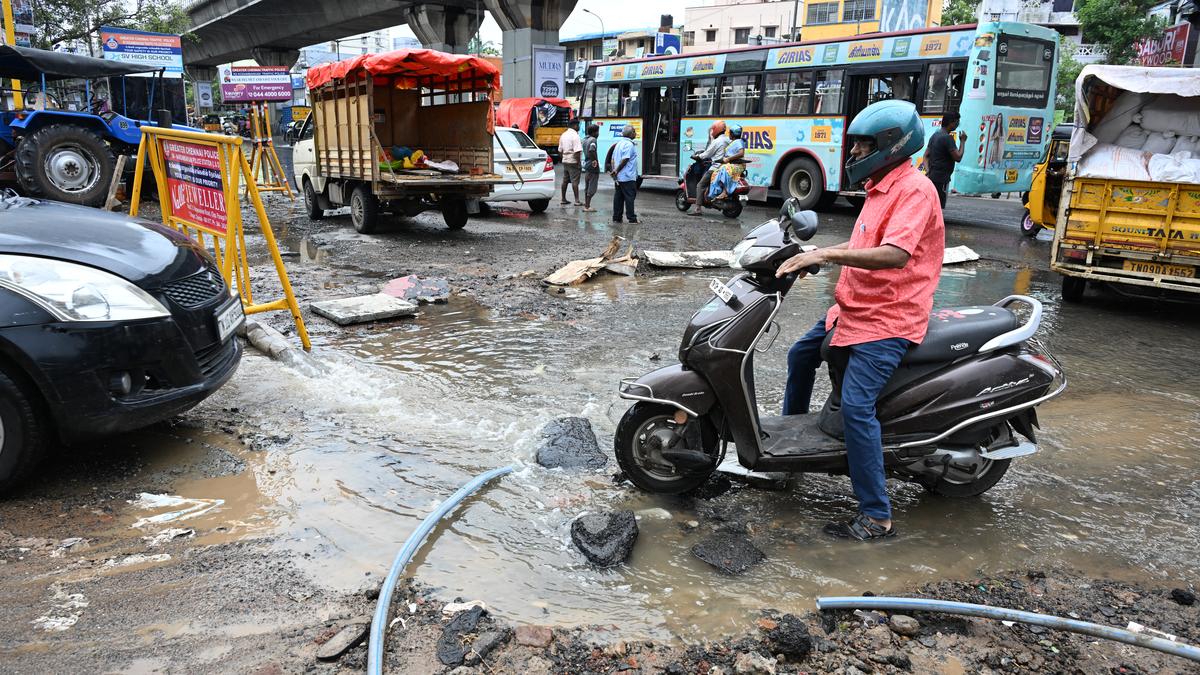 Several localities of central Chennai still reeling under water for the ...