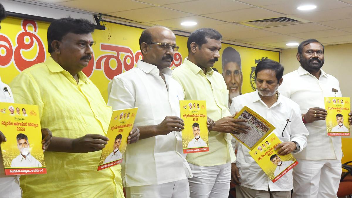 TDP leader alleges diversion of funds meant for panchayats - The Hindu