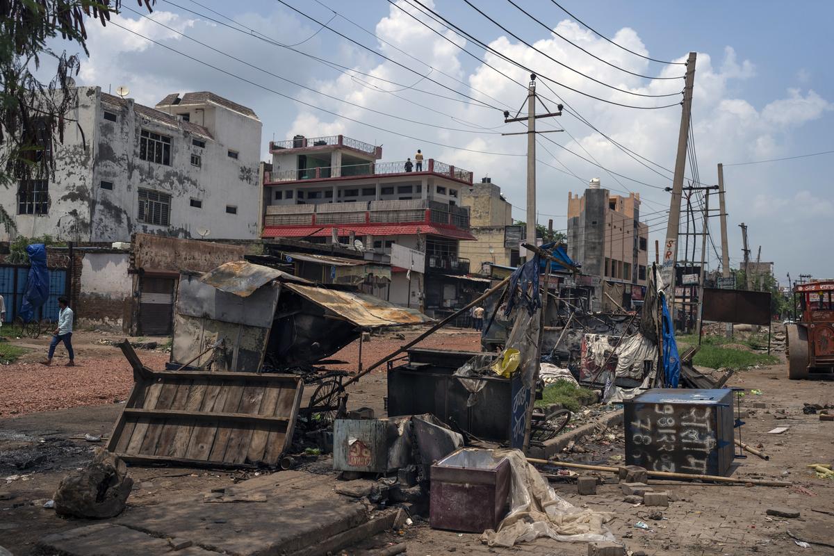 Haryana violence | Residents stricken with fear after mosque attack in ...