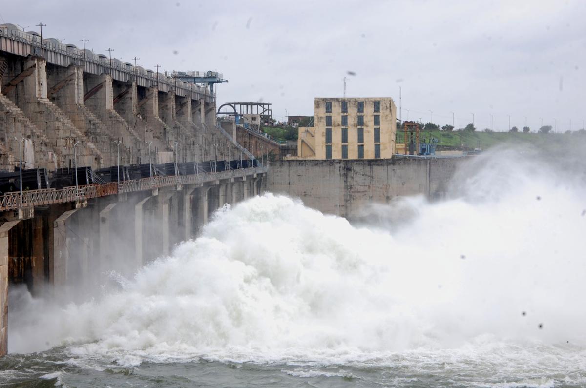 Singur project full, crest gates opened - The Hindu