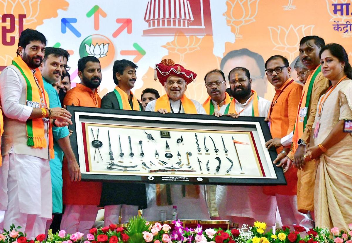 MVA is ‘Aurangzeb Fan Club’, Sharad Pawar ‘Godfather of corruption’: Amit Shah - The Hindu