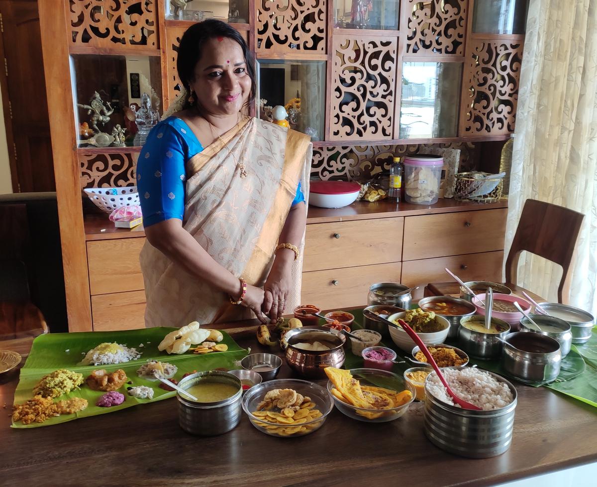 How to serve a sadya in the traditional way for Onam - The Hindu