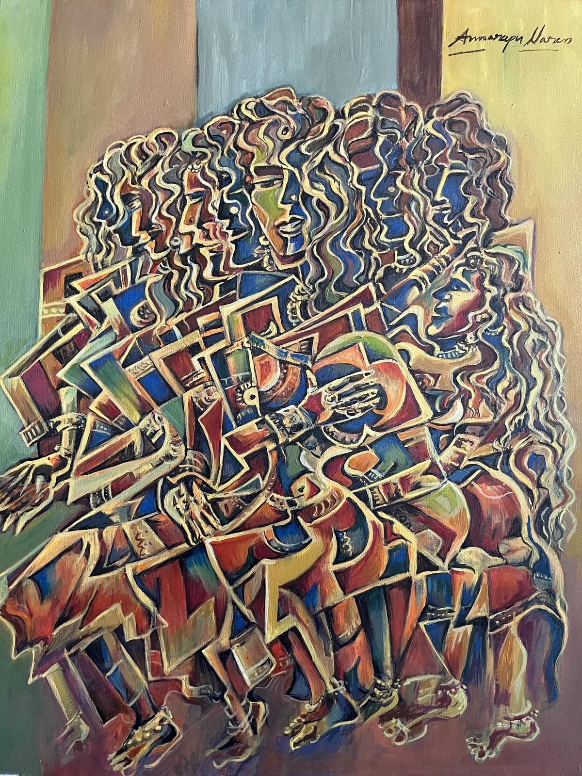 Hyderabad-based artist Annarapu Narender’s Jehangir Art Gallery dream ...